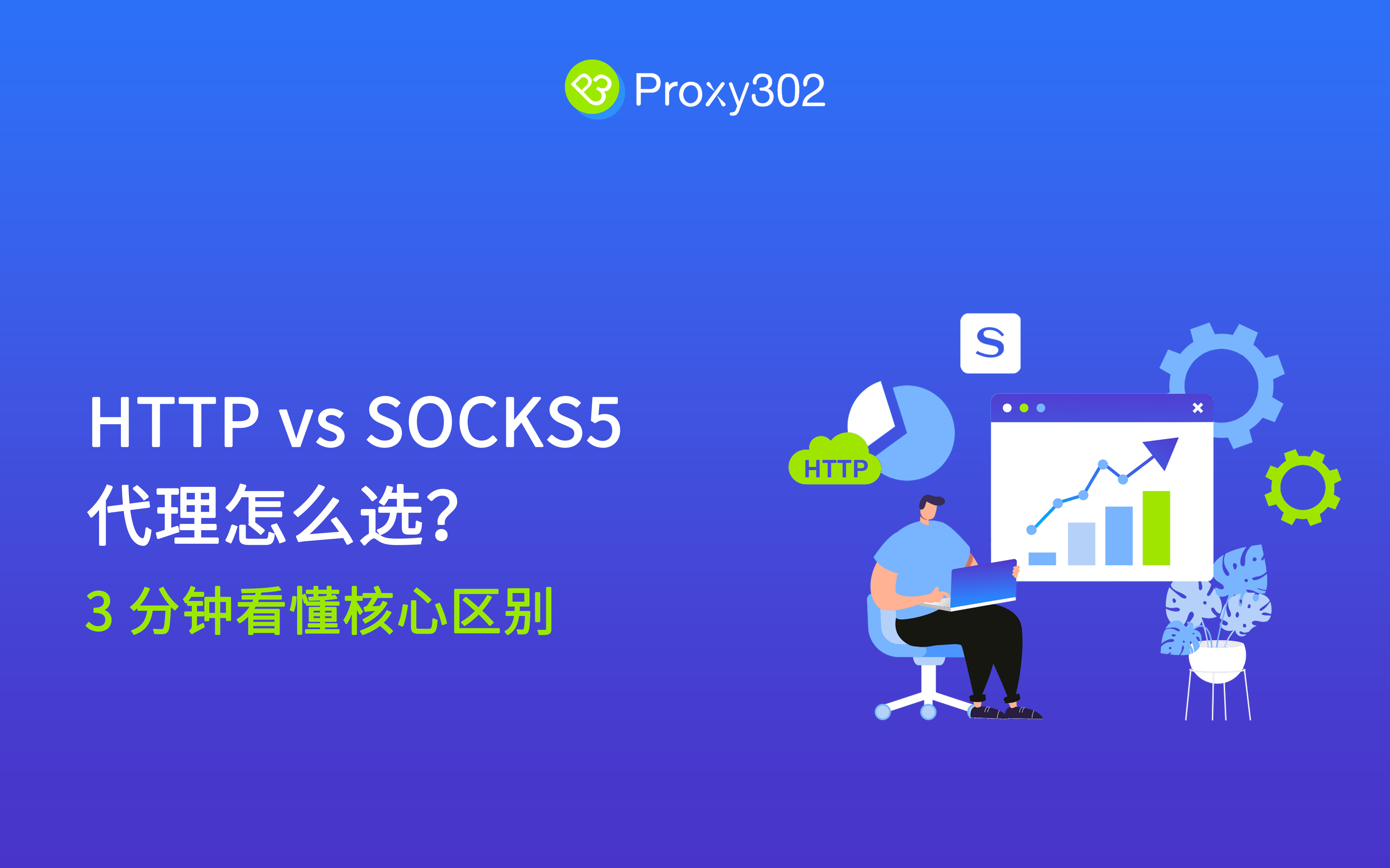 HTTP 和 SOCKS5 代理怎么选？3 分钟看懂核心区别 - Proxy302文章资讯